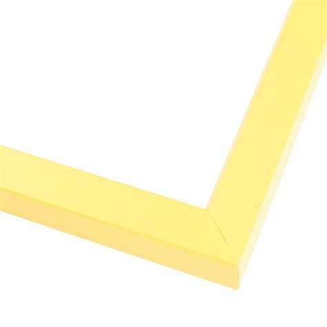 7x13 Frame Yellow Solid Wood Picture Frame Width 1 Inches Interior Frame Depth 0 5 Inches