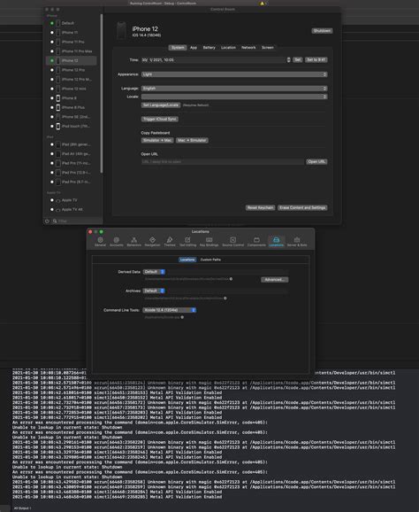 Unknown Binary With Magic At Applicationsxcodeappcontentsdeveloperusrbinsimctl