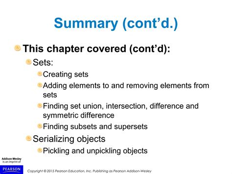 Python Dictionaries And Sets Ppt