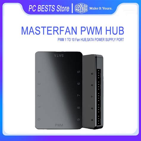 Cooler Master Masterfan Pwm Hub 1 To 10 Magnet Cpu Vicedeal