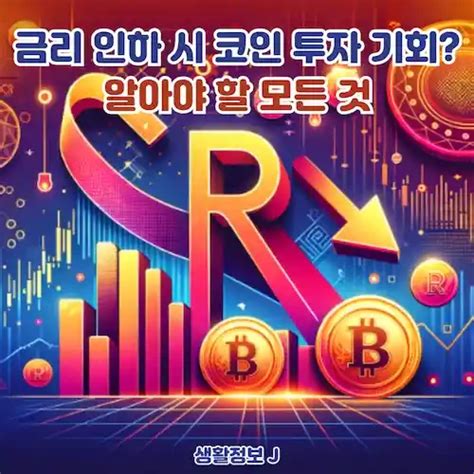 금리 인하 시 코인 투자 기회 알아야 할 모든 것