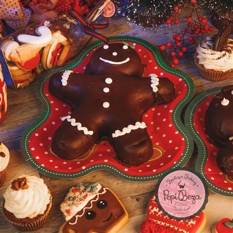 Pepi Beza Boutique Baking 🌟 Σοκολατένιο Fudge Cake Gingerbread για να