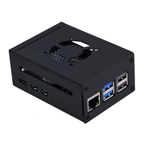 Metal Case With 40mm Cooling Fan For Raspberry Pi 5 The Pi Hut
