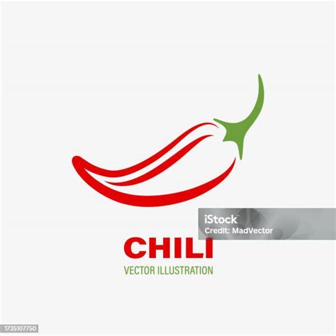플랫 벡터 레드 매운 칠리 페퍼 아이콘입니다 아시아와 멕시코의 매운 음식과 소스를 위한 할라피뇨 고추 디자인 템플릿 고추류에