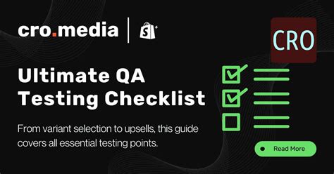Essential Shopify Qa Testing Checklist