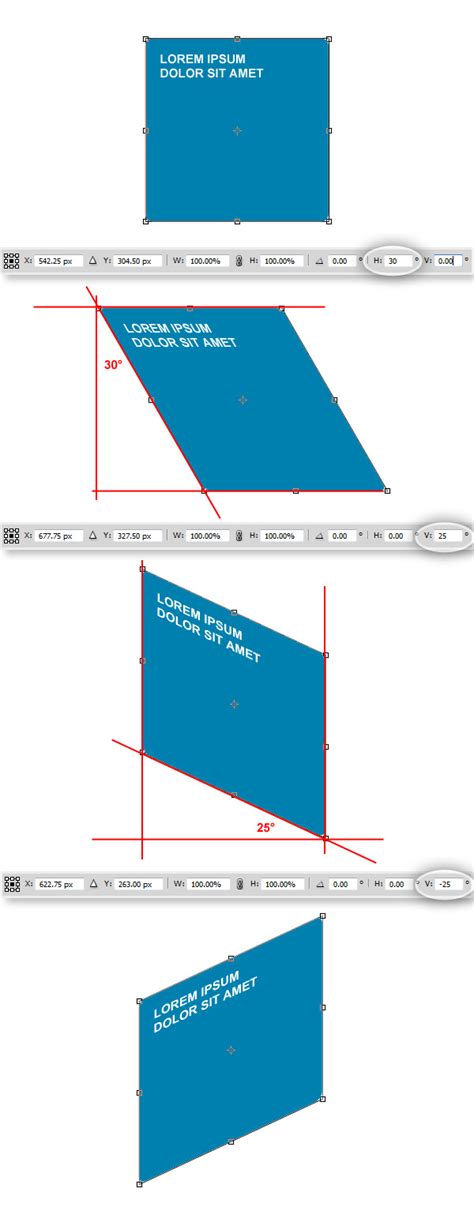 CSS Vs Photoshop Transforms