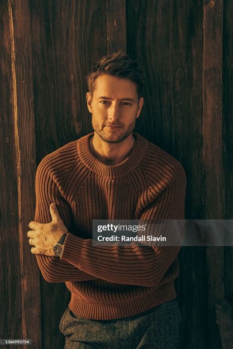 Actor Justin Hartley Is Photographed For Story Rain Magazine On