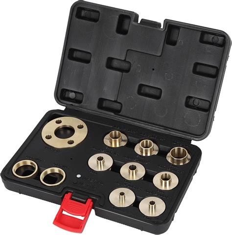 Katsu Tools Brass Router Guide Bush Bushing Set With Case 10 Pieces