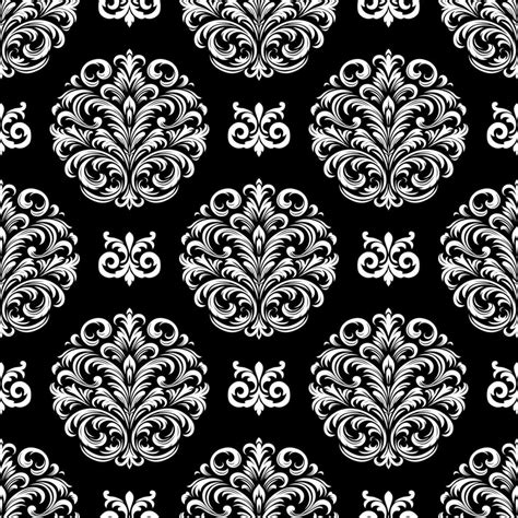 Seamless Damask Pattern Graphic Ornate For Wallpaper Fabric Packaging Wrapping Circle Damask