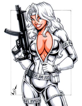 Silver Sable Erotic Art Luscious Hentai Manga Porn