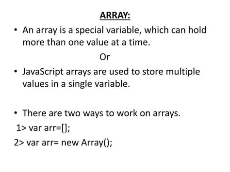 Php Array Very Easy Demo Ppt