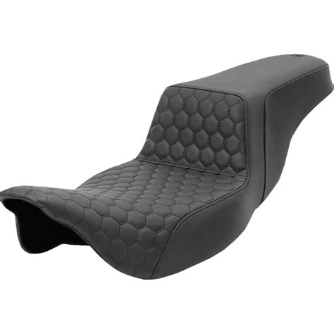 Saddlemen Step Up Honeycomb Extended Reach Seat For 2008 2023 Harley