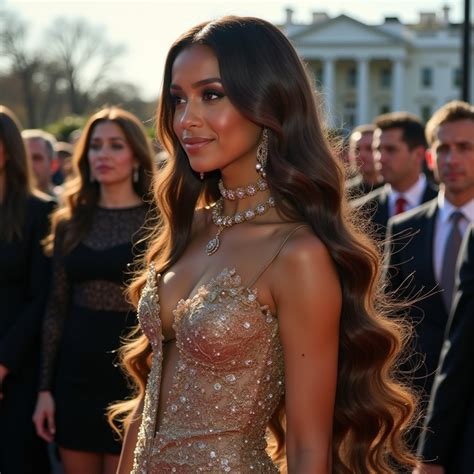 Ariana Grande At The White House Stable Diffusion Online