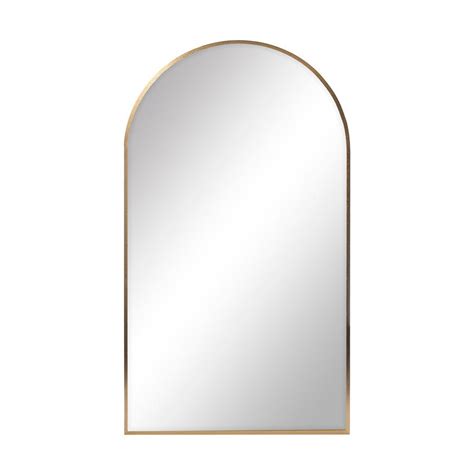 Arched 80cm Wall Mirror Gold Mirror Wall Hanging Mirror Arched Mirror