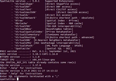 Spatialite 数据库使用记录 不安分的黑娃 博客园
