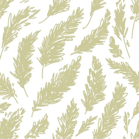 Premium Vector Pampas Grass Seamless Pattern Trendy Vector Design