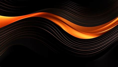 Premium Photo Orange And Black Background With A Black Background