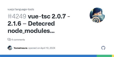 Vue Tsc 207 216 Detecred Nodemodules Typecheck Error · Issue 4249 · Vuejslanguage