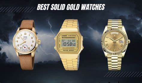 20 Best Solid Gold Watches To Add Some Bling In Your Life