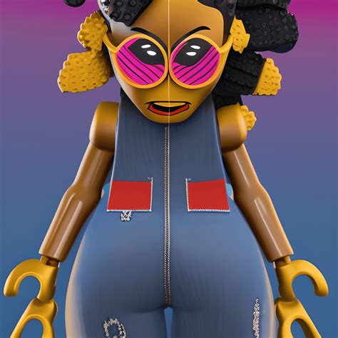 Pixarinspired Melanated Lego Animation · Creative Fabrica