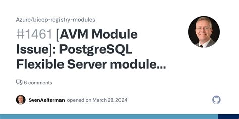 Avm Module Issue Postgresql Flexible Server Module Should Output