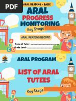 Aral Program Individual Progress Tracker Pdf English Language