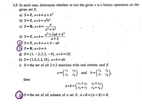 Solved 1 3 In Each Case Determine Whether Or Not The Given Chegg Com