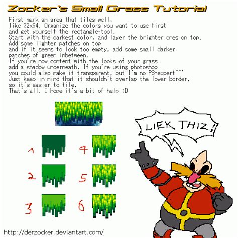 Sonic Grass Short Tutorial By Derzocker On Deviantart