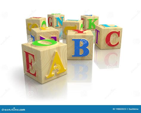 Alphabet Abc Cubes Stock Illustration Illustration Of Cube 19882023