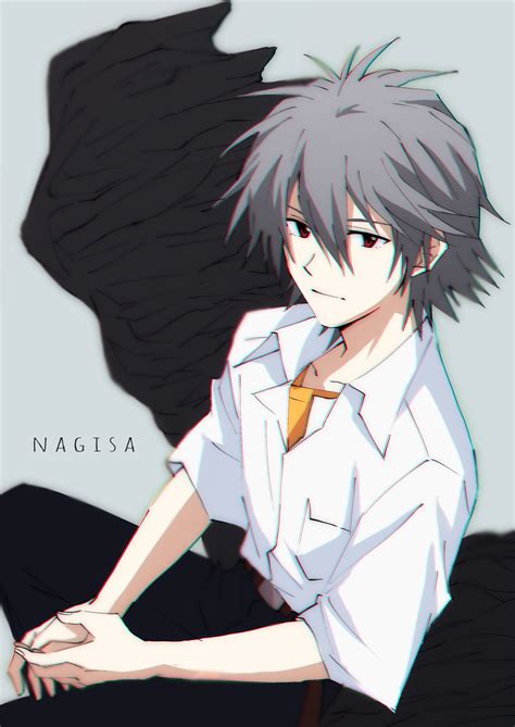 Nagisa Kaworu Neon Genesis Evangelion Drawn By Tousok Danbooru