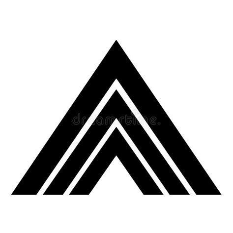 Black And White Geometric Arrow Design Minimalist Symmetrical Shape