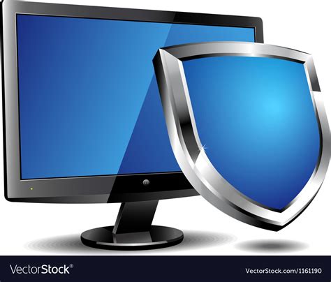 Computer Security Shield Royalty Free Vector Image Computer Security Shield Royalty Free Vector Image