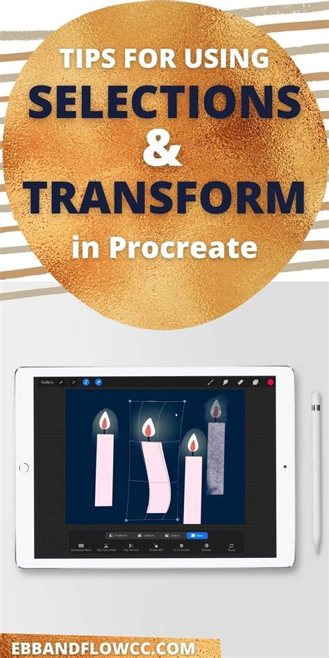 Using Selection And Transform In Procreate Procreate Graphic Design