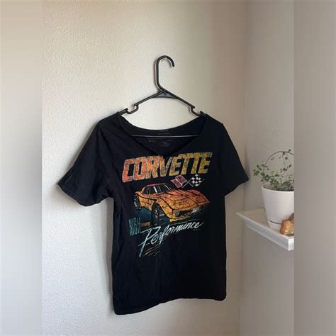 Corvette Tops Corvette Graphic Tshirt C3 Merch Cherolet Tee Chevy