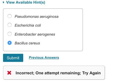 Solved Ldentify The Unknown Organism From The Following