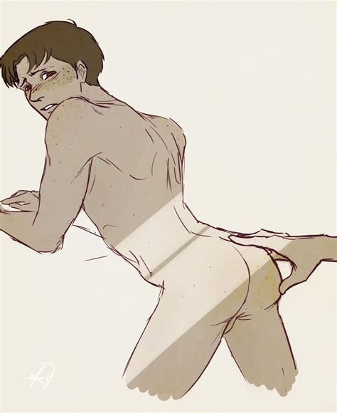 Rule 34 Ass Attack On Titan Back View Blush Brunet Freckles Male Only Marco Bodt Naked