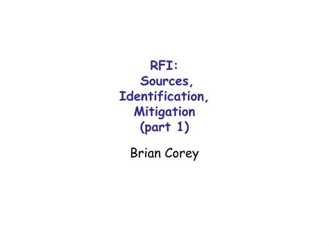 pdf rfi sources identification mitigation part 1 dokumen tips