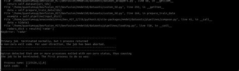 Radars Dict Results Radar Issue Mit Han Lab Bevfusion GitHub