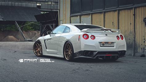 Nissan Gt R [r35] Tuning Prior Design Pd750 Body Kit