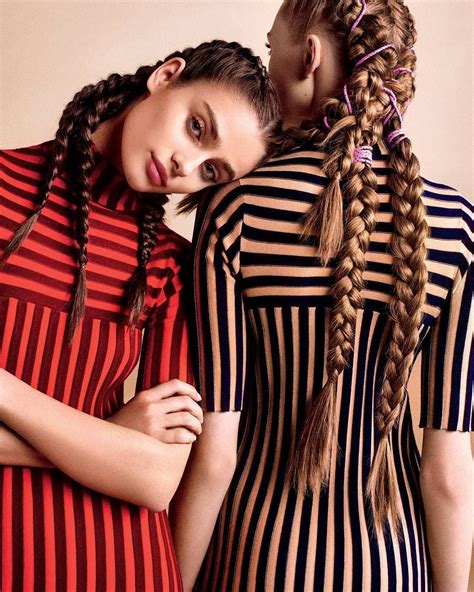 Twin Sisters Amalie Moosgaard Cecilie Moosgaard By Koto Bolofo For Numero Magazine February 2016