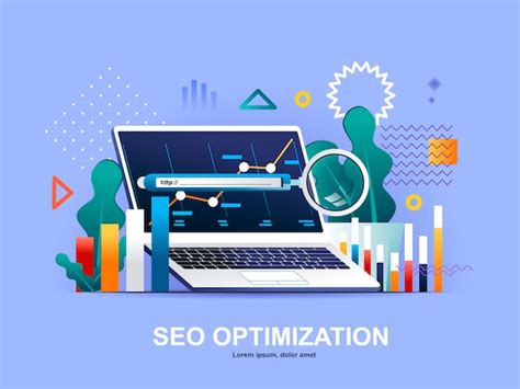 Premium Vector Seo Optimization Flat Concept With Gradients Illustration Template