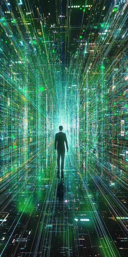 Navigating Through A Digital Network Exploring The Depths Of A Virtual