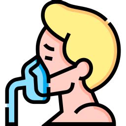 Difficulty Breathing Free People Icons