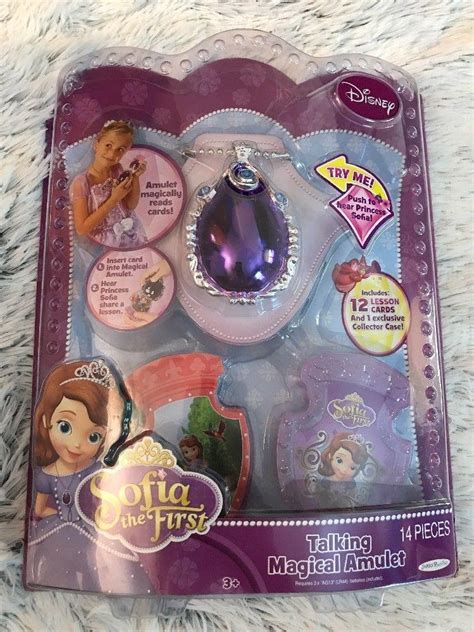 Sofia The First Talking Magical Amulet Necklace Demo Batteries Dead