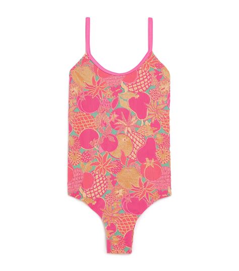 Lison Paris Red Tutti Frutti Swimsuit 4 12 Years Harrods Au