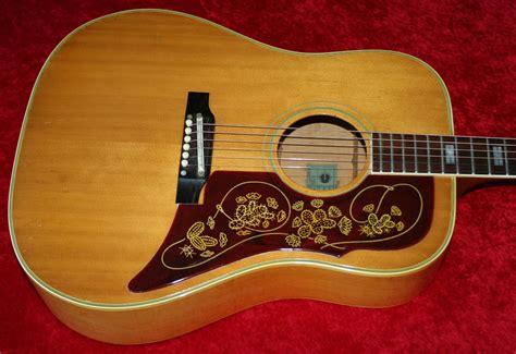 1965 Epiphone Frontier Blonde Finish Guitar With Rope And Cactus Pickguard