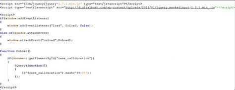 Mask A Text Field Into Time Format MM SS Using JQuery Sage CRM Tips Tricks And Components