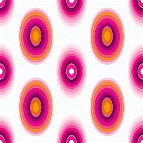 Modern Geometric Oval Pattern With Vibrant Color Gradients Seamless Pattern Playground