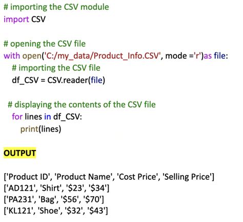 Guide On How To Read Csv File In Python Analytixlabs