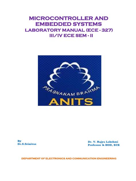 606 Microcontroller And Embedded Systems Pdf Engineering Science